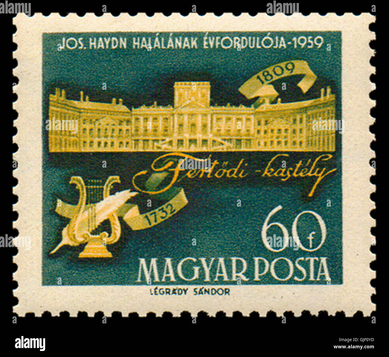 The 1619 Haydn 60 stamp commemorates the 60th birthday of the famous ...