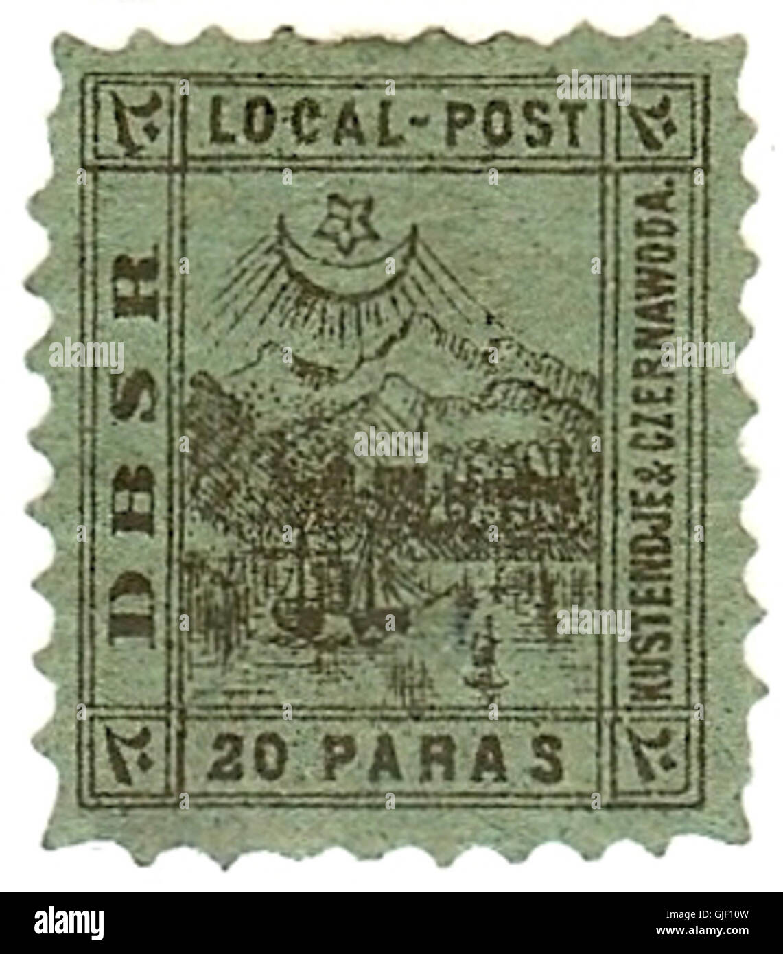 The DBSR local post stamp is a regional postal issue, part of a local ...