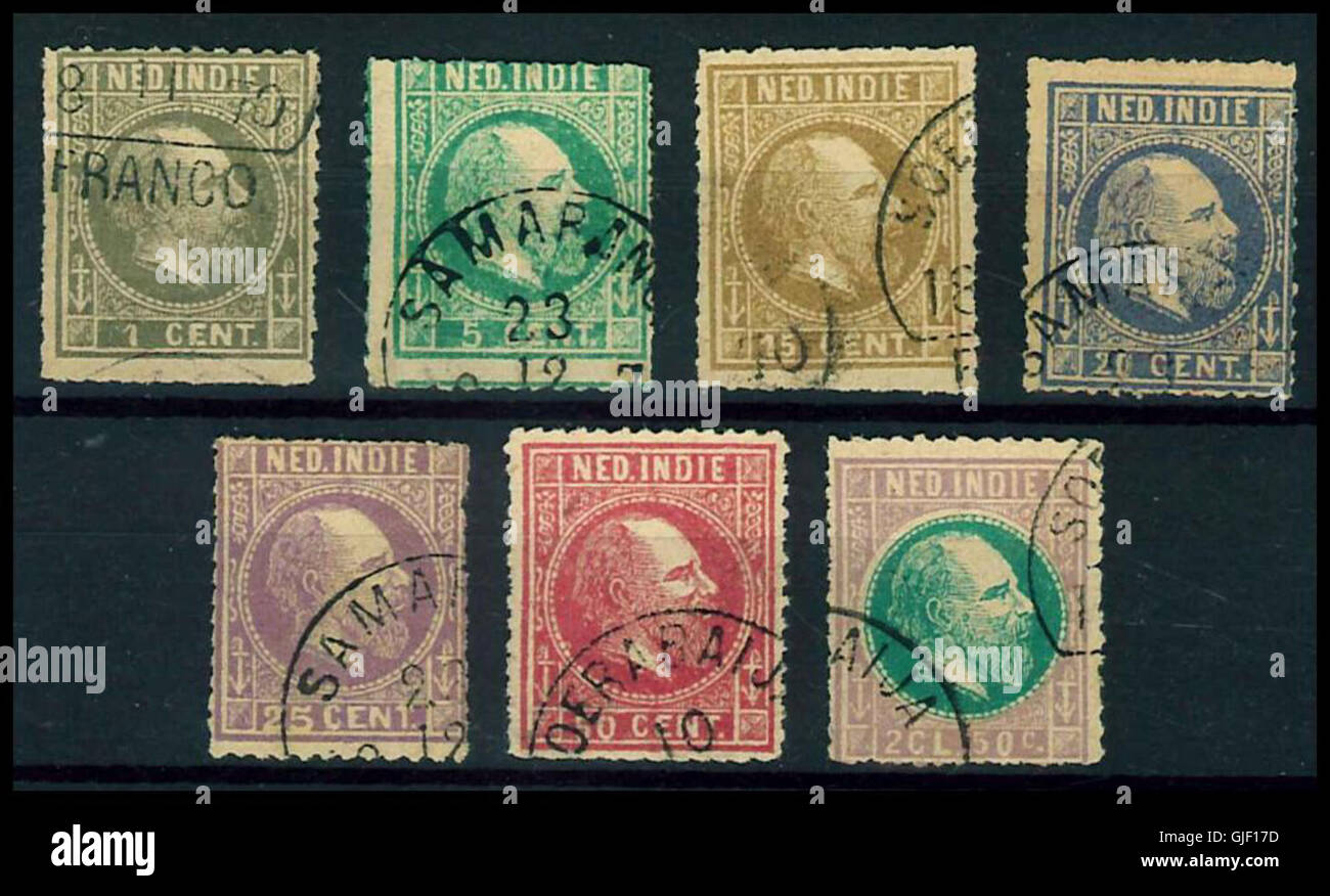 Dutch east indies postage stamp hi-res stock photography and images - Alamy