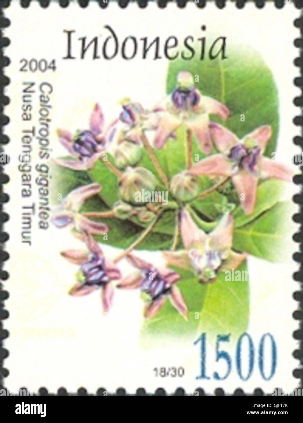 The Indonesia 018-04 stamp is part of a series issued by Indonesia as ...