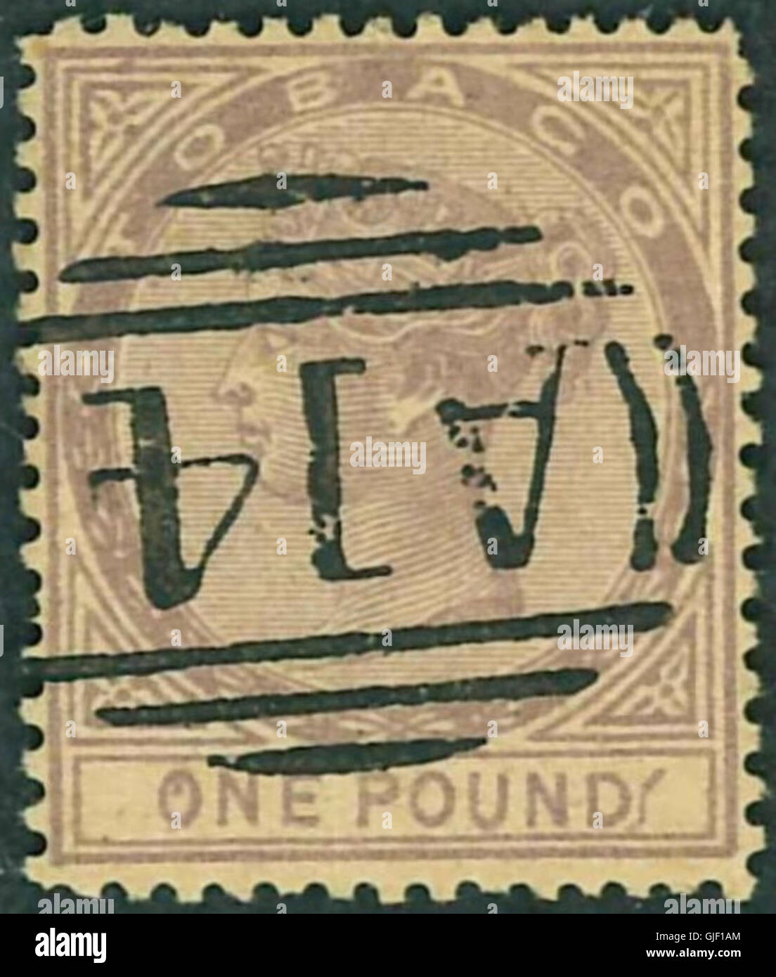 The 1879 Tobago forgery stamp is a rare and valuable item among ...