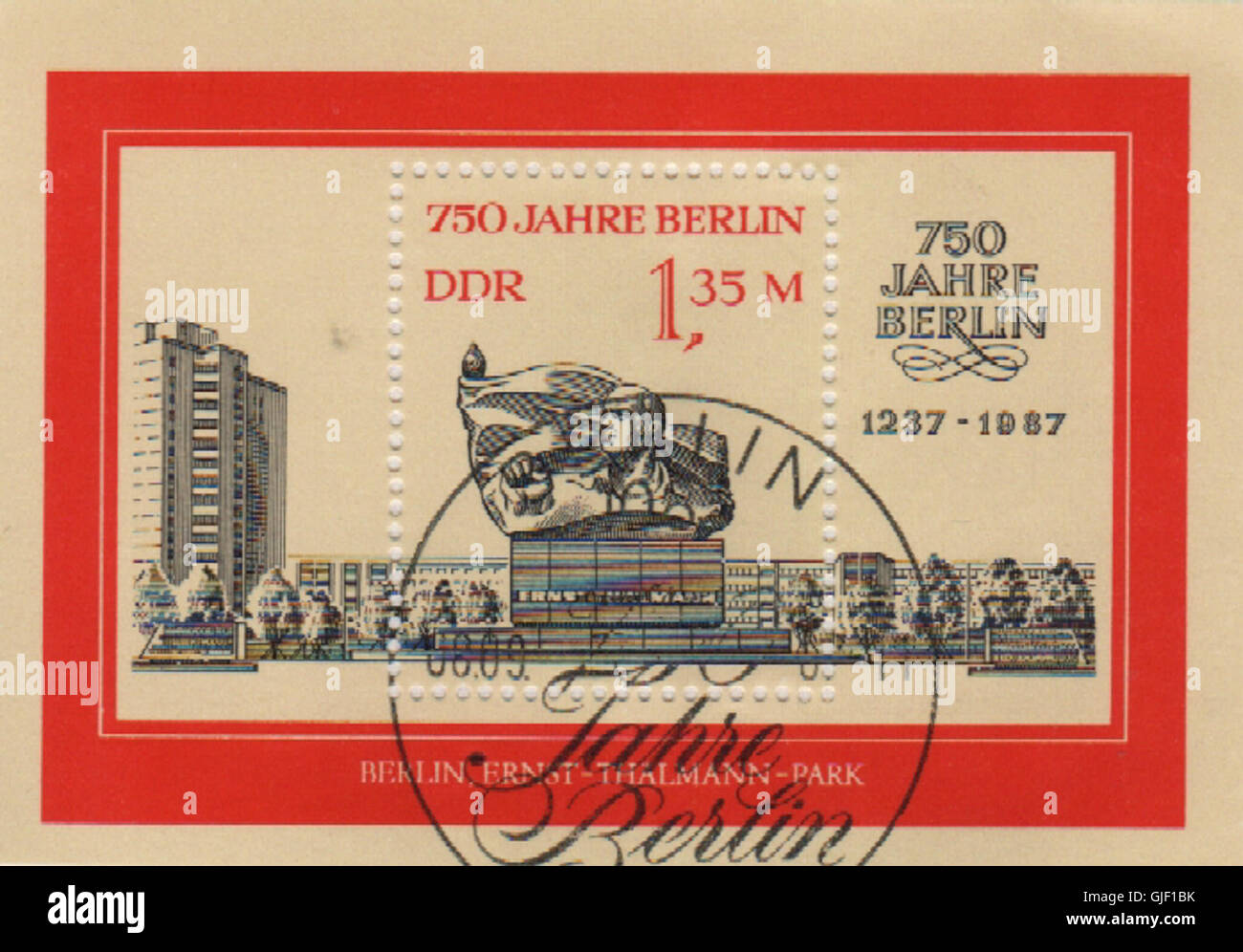 Berlin stamp hi-res stock photography and images - Alamy