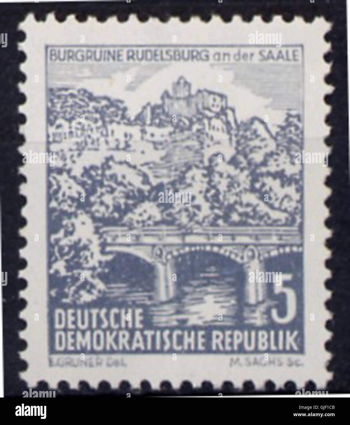 The DDR-Briefmarke 835 stamp, issued by East Germany, features a design ...