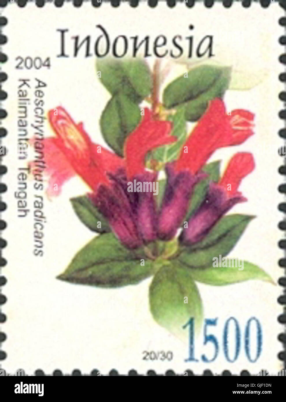 The 020-04 stamp series from Indonesia features various designs and is ...