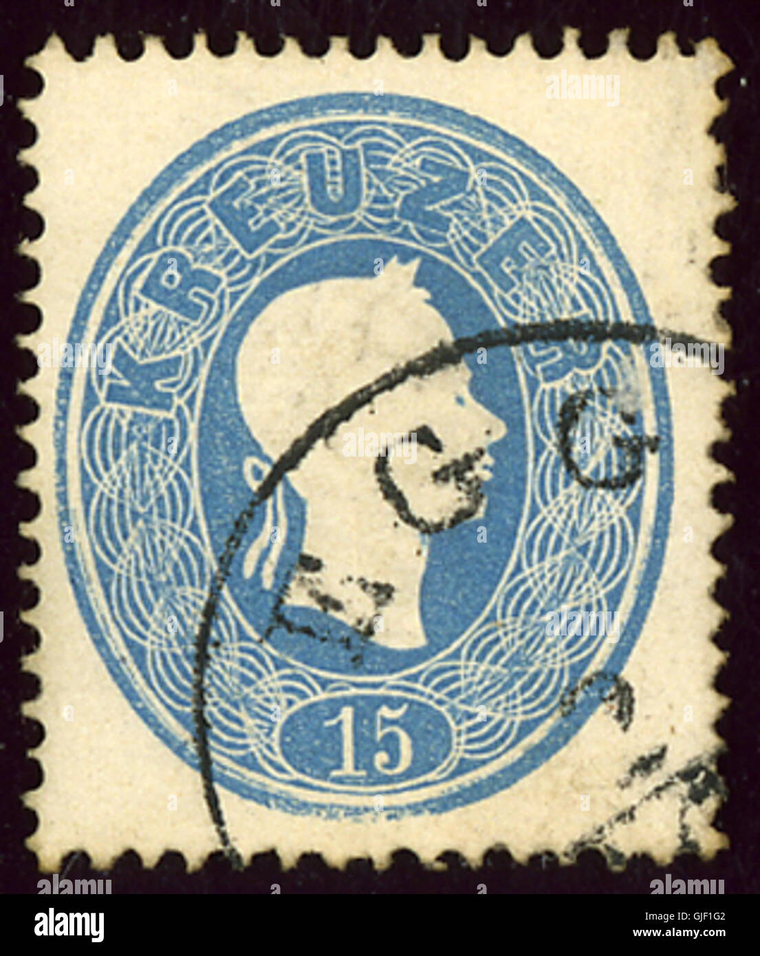The 1861 KK 15kr Egg Vorarlberg stamp is a significant piece from ...