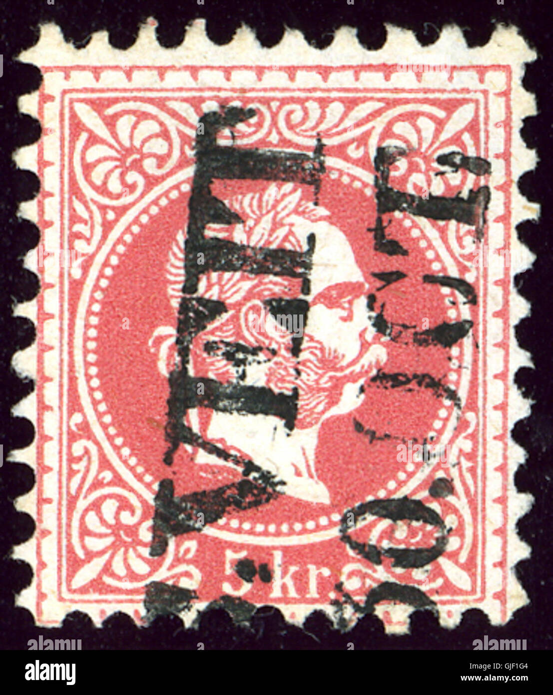 The 1867ca StVeit Kärnten 5kr stamp is an early Austrian postal issue ...