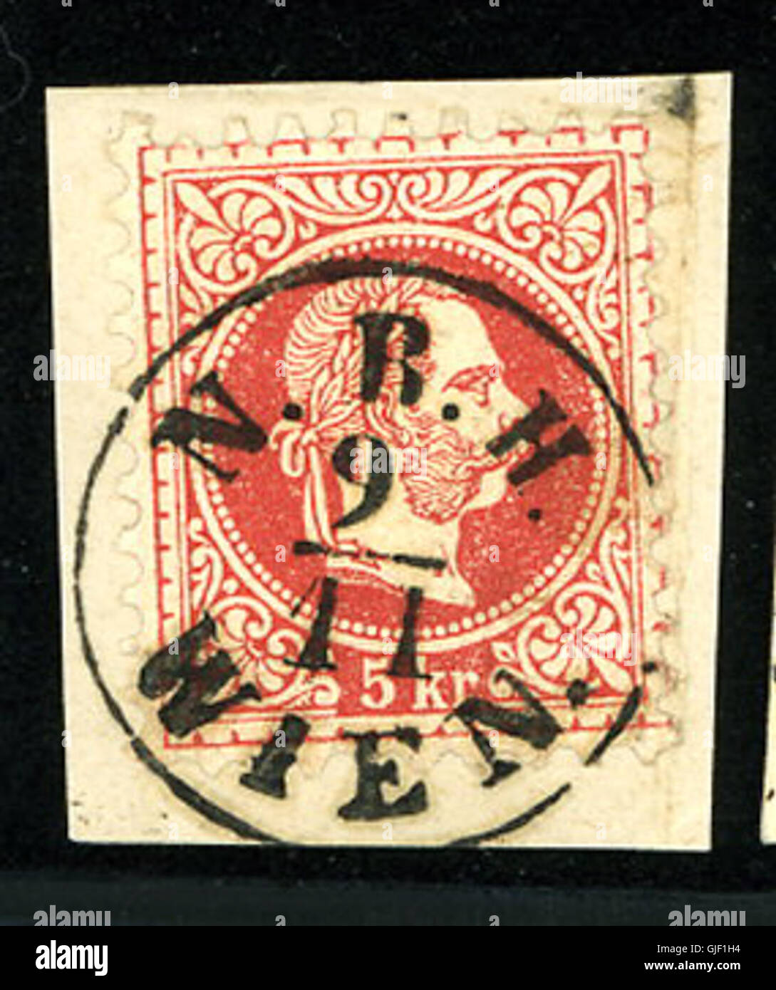 The AE 164 Wien stamp represents a postal issue from Austria featuring ...