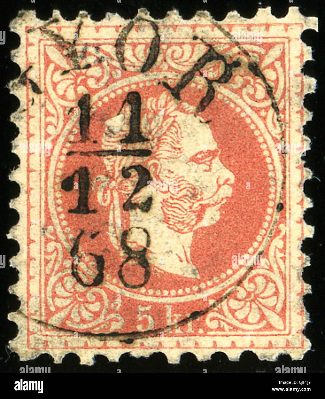 The 1868 Győr 5kr stamp from Hungary is a significant early issue from ...