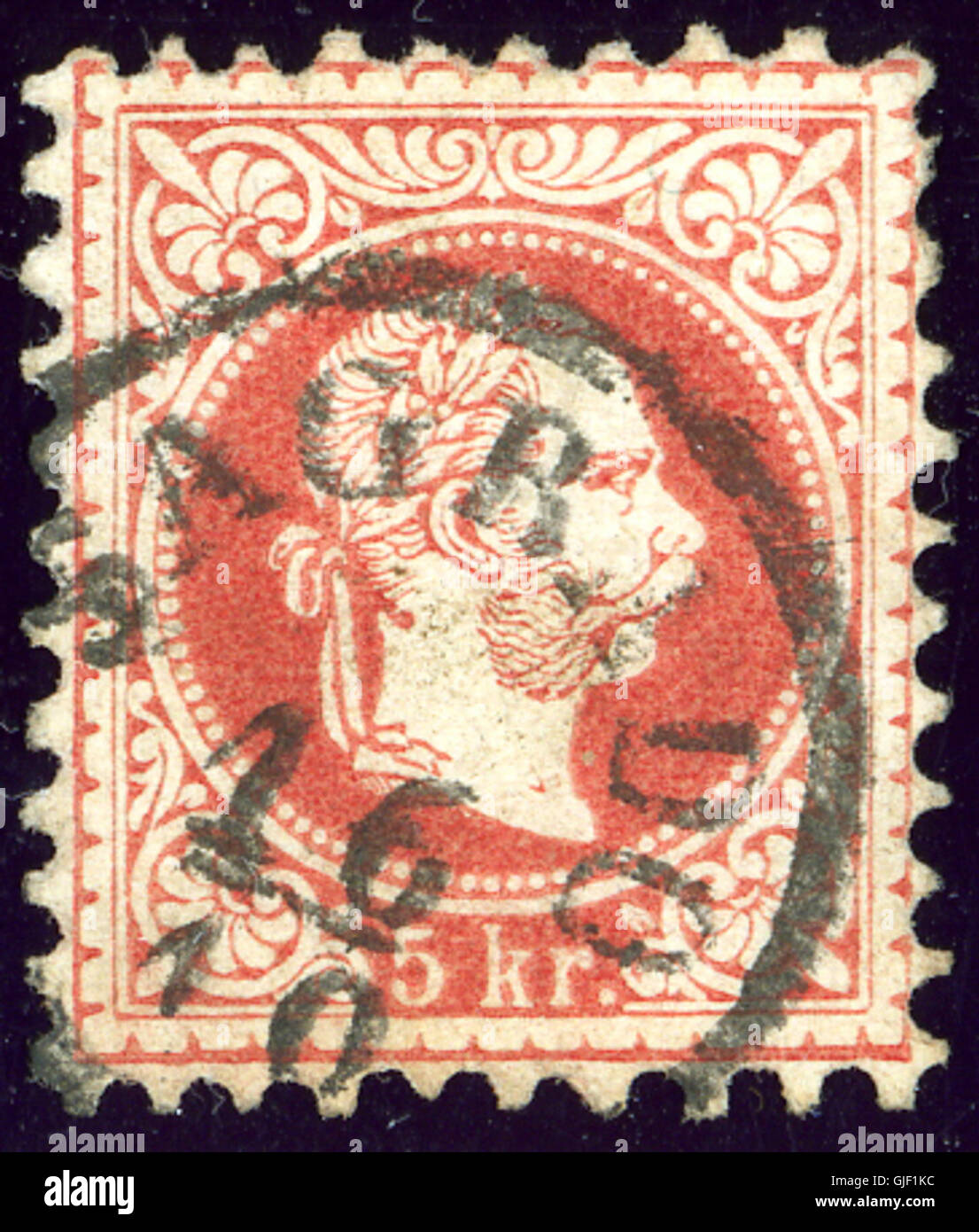 The 1874 Sagrado 5kr stamp is a significant early issue in the history ...