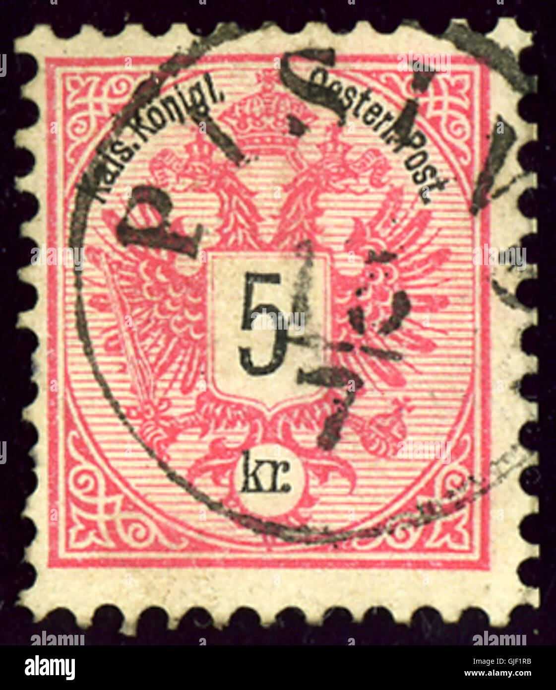 The 1883 Pisino 5kr K6 stamp is a notable early issue from the Austro ...