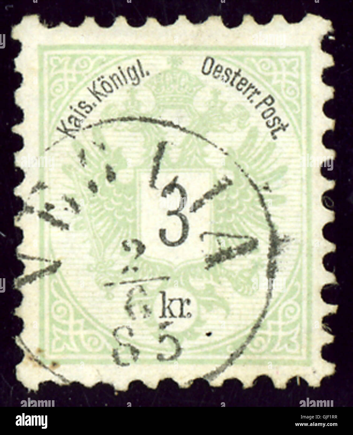 The 1885 Veglia 3kr K4 stamp is a rare issue from the Kingdom of ...