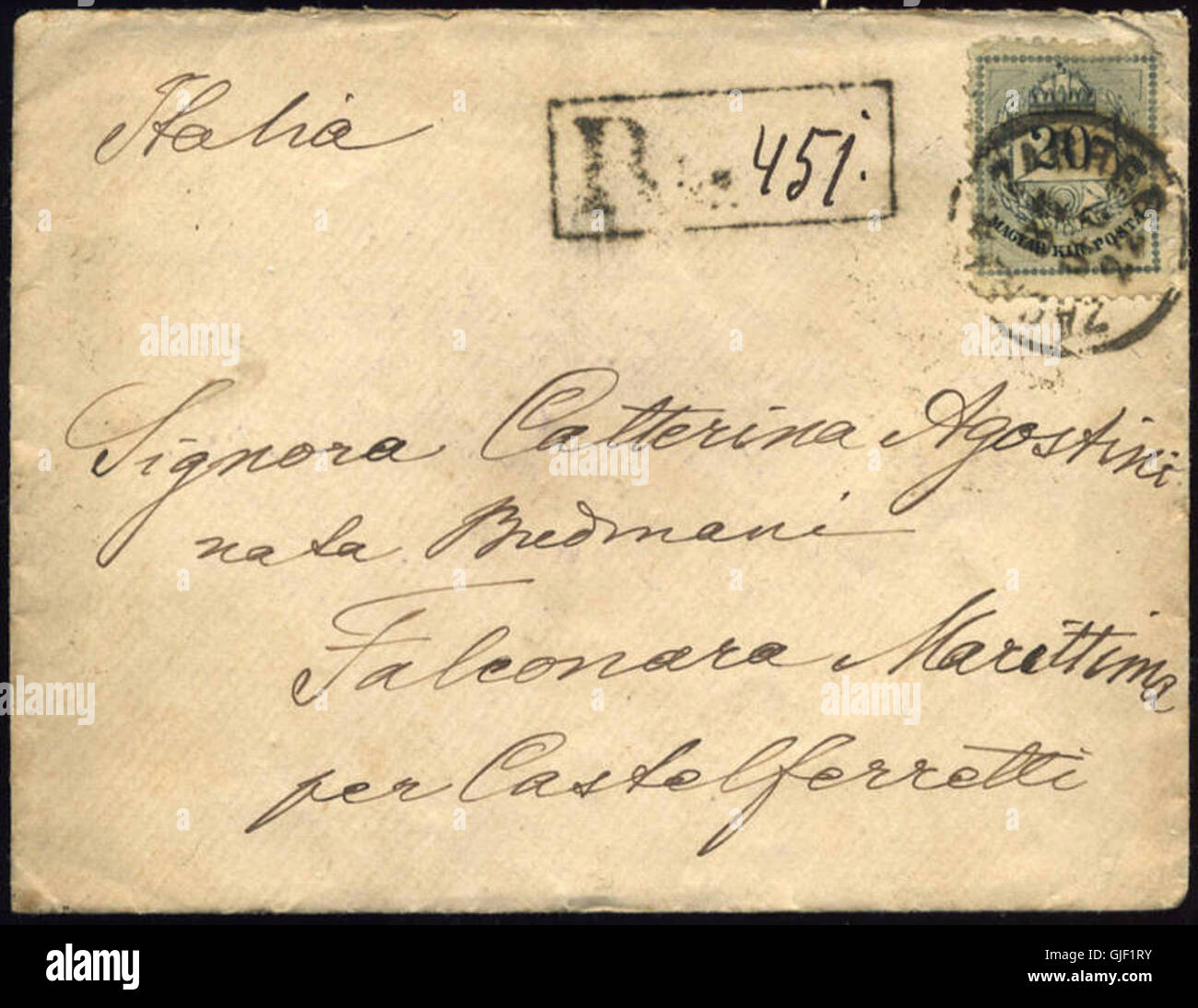 This 1887 Zagreb stamp represents a key issue in Croatian postal ...