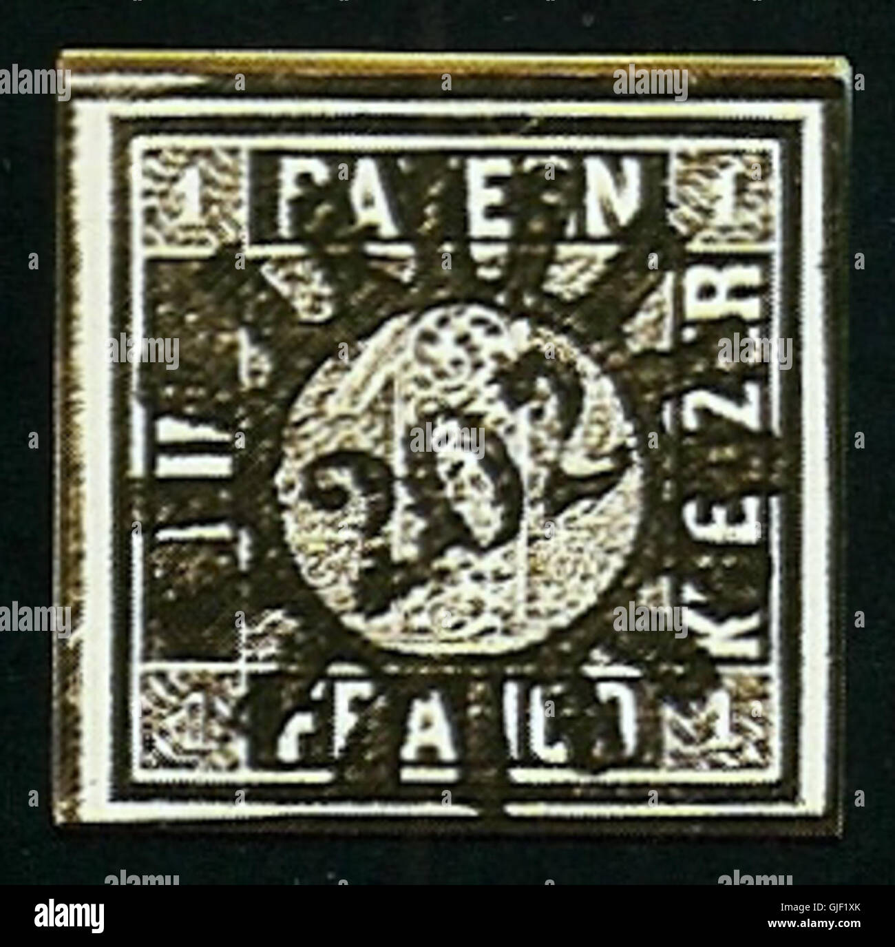 Postage stamp bavaria germany hi-res stock photography and images - Alamy