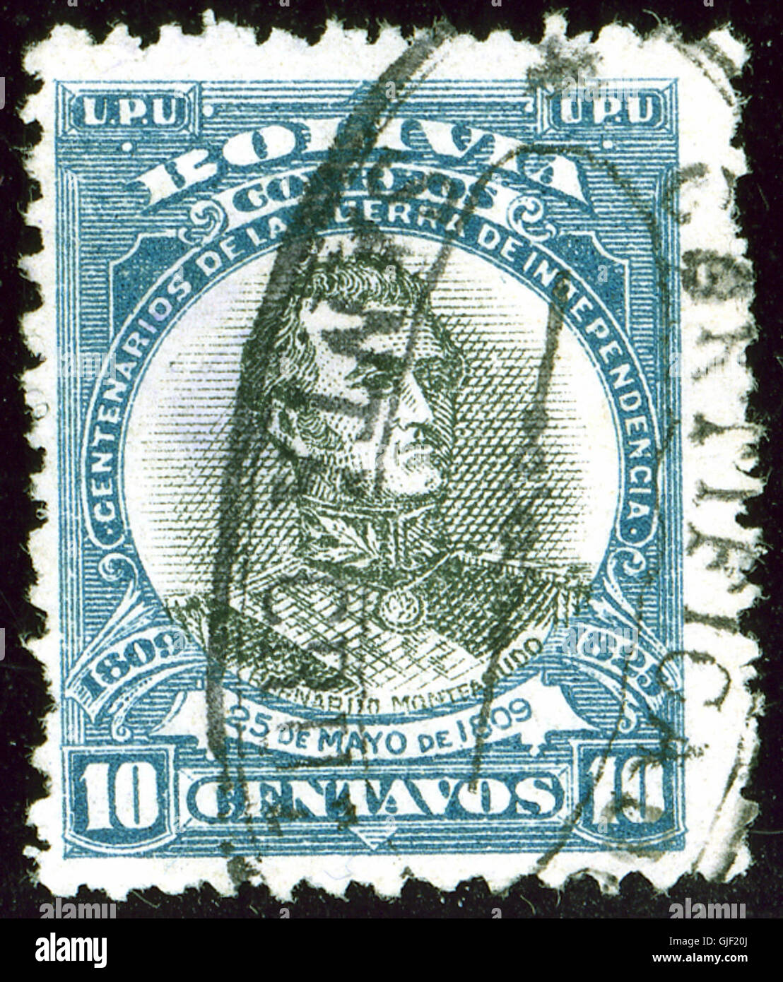 Postage stamp bolivia hi-res stock photography and images - Alamy