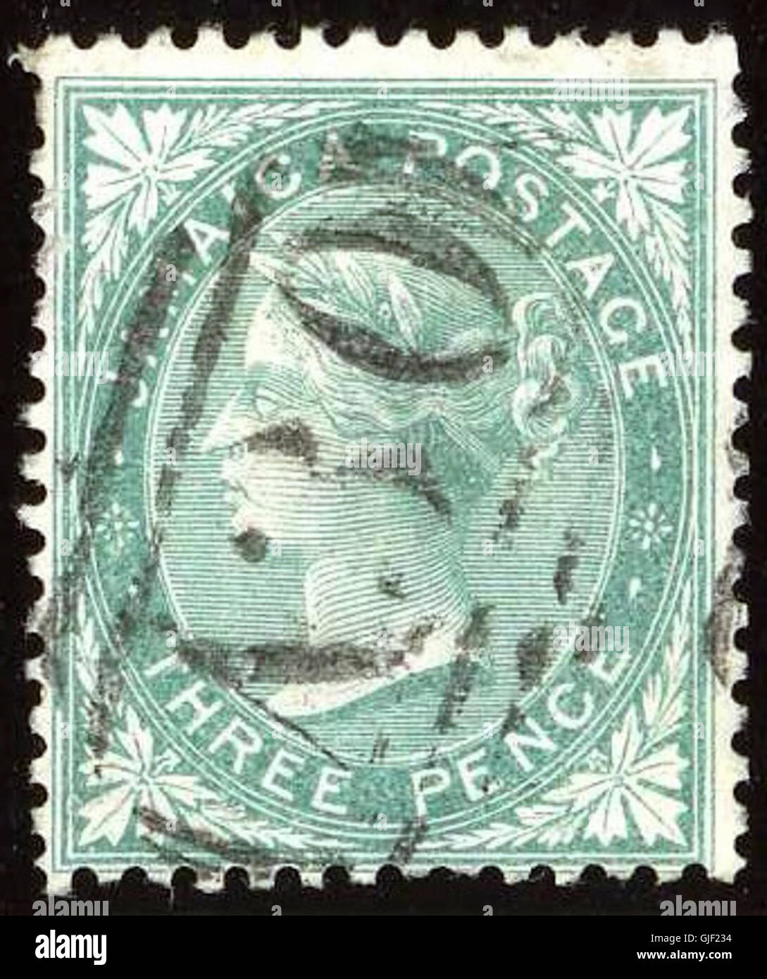The 1863 Jamaica 3p stamp (A30) from Black River is a key item for ...
