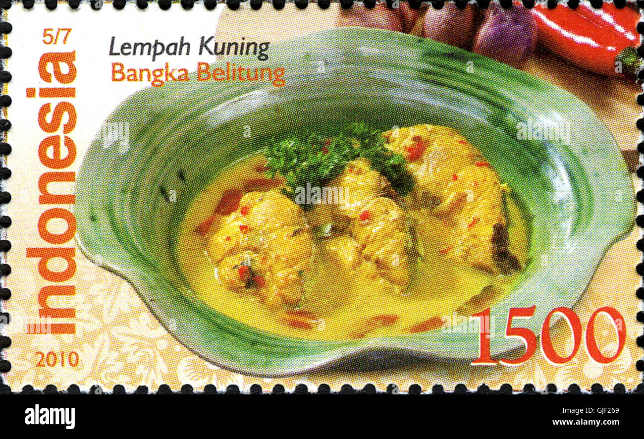 The Indonesian stamp issue 026-10 features unique designs representing ...
