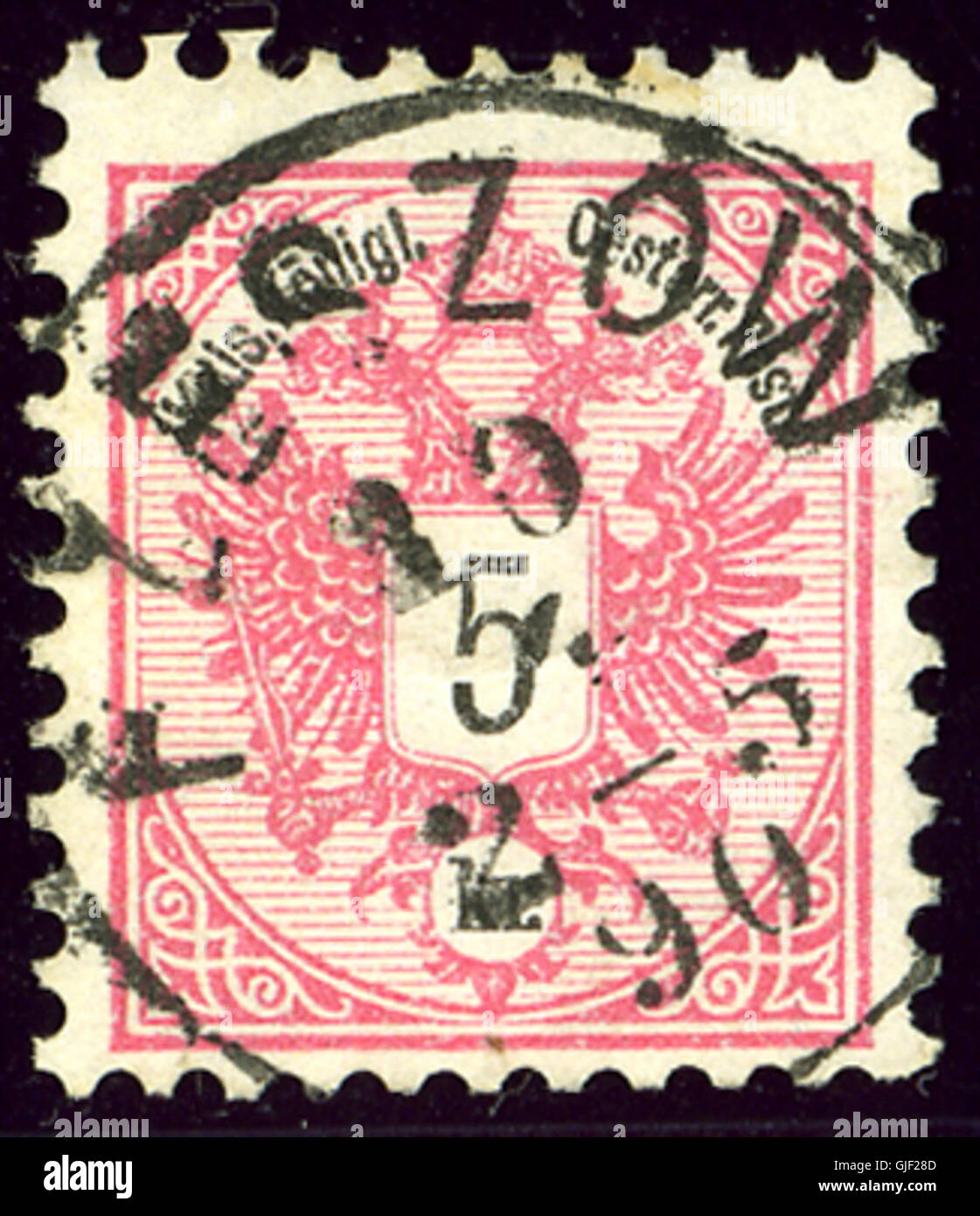 The 1890 Rzeszow stamp is a rare early issue from Poland, showcasing ...