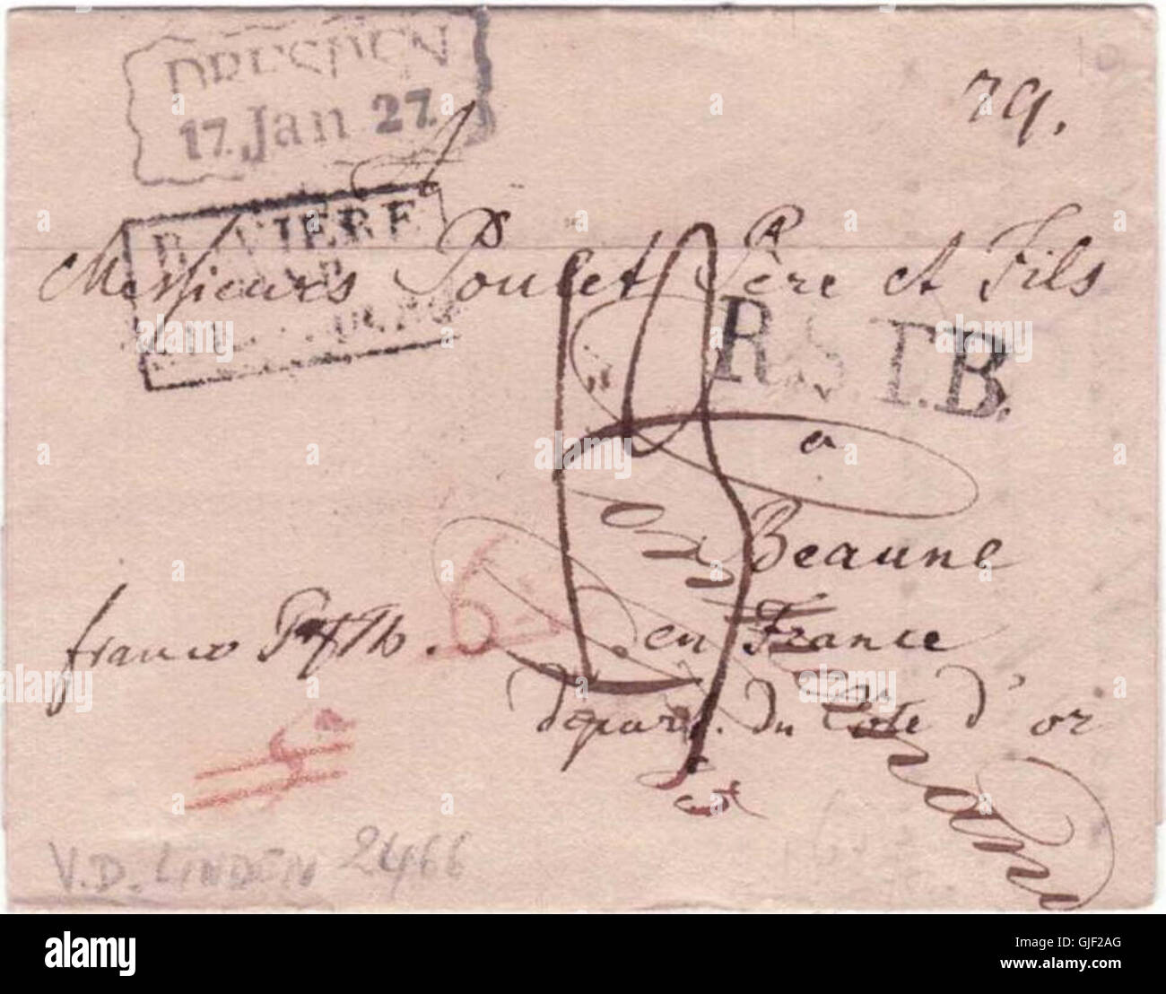 The Dresden 1827 stamp is one of the earliest postal issues from the ...
