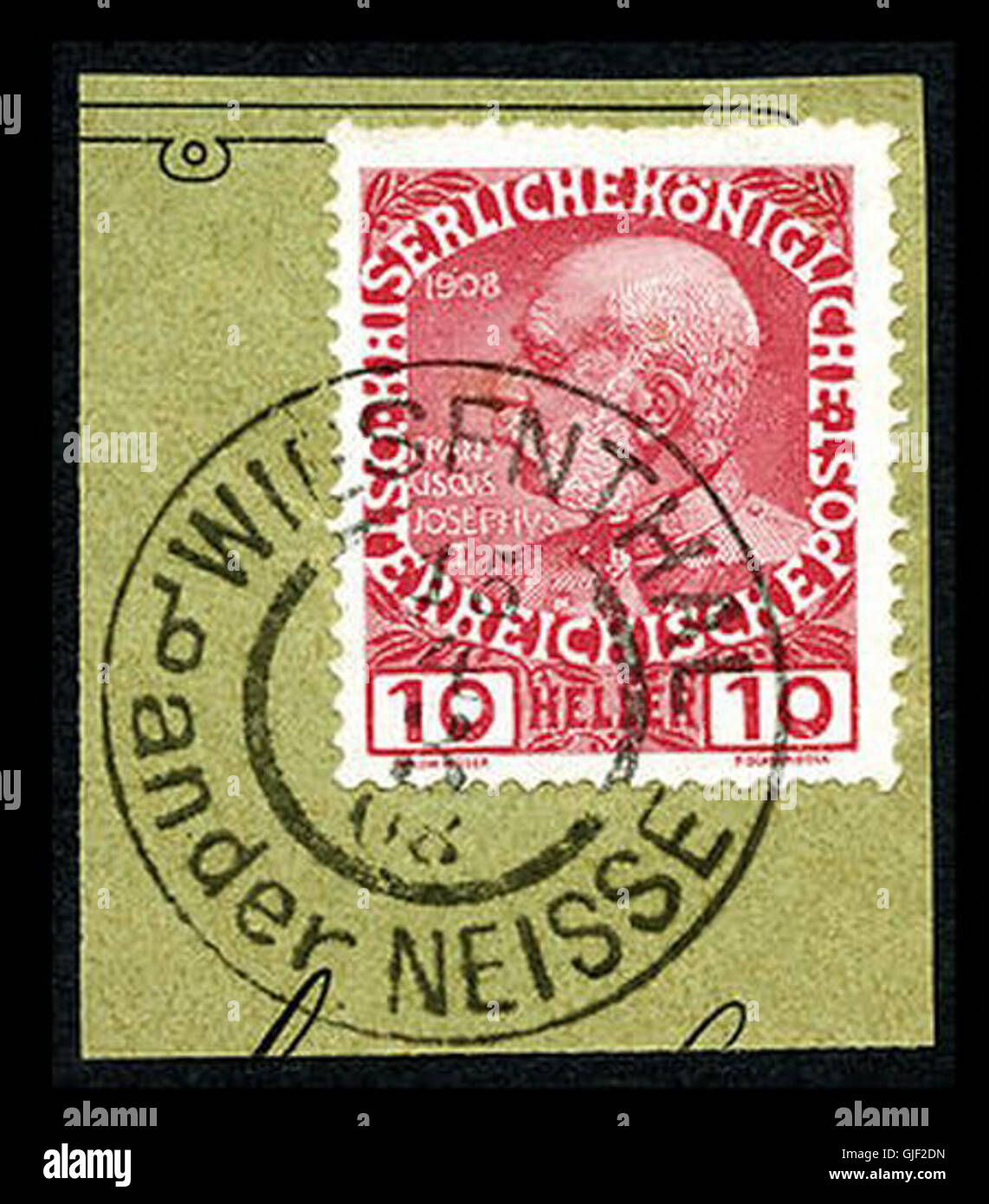 The Austria 10h Franz Josef stamp features a portrait of Emperor Franz ...