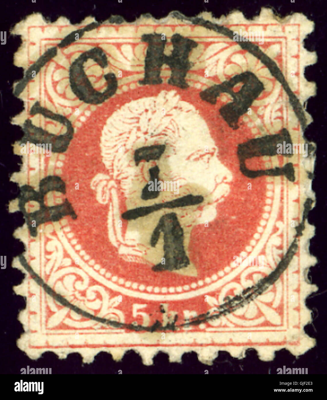 The 1874 Bochov stamp from Buchau is a significant early issue in Czech ...