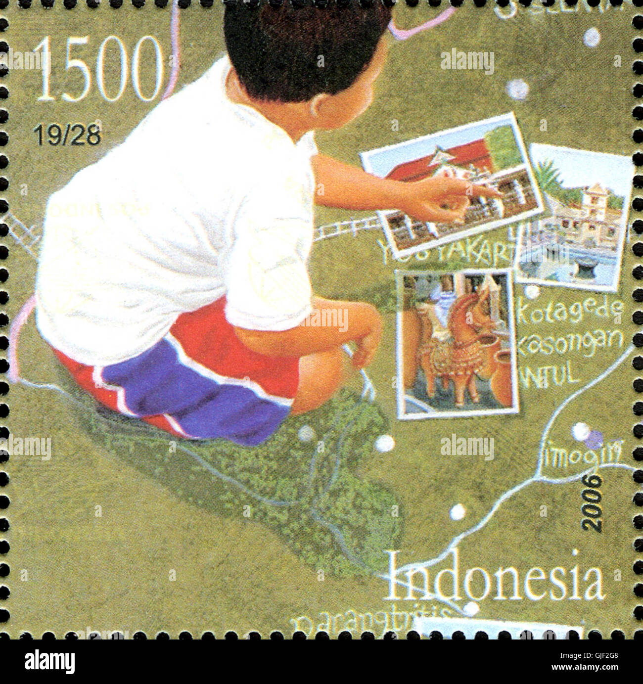 The 030-06 stamp series from Indonesia was issued to celebrate the ...