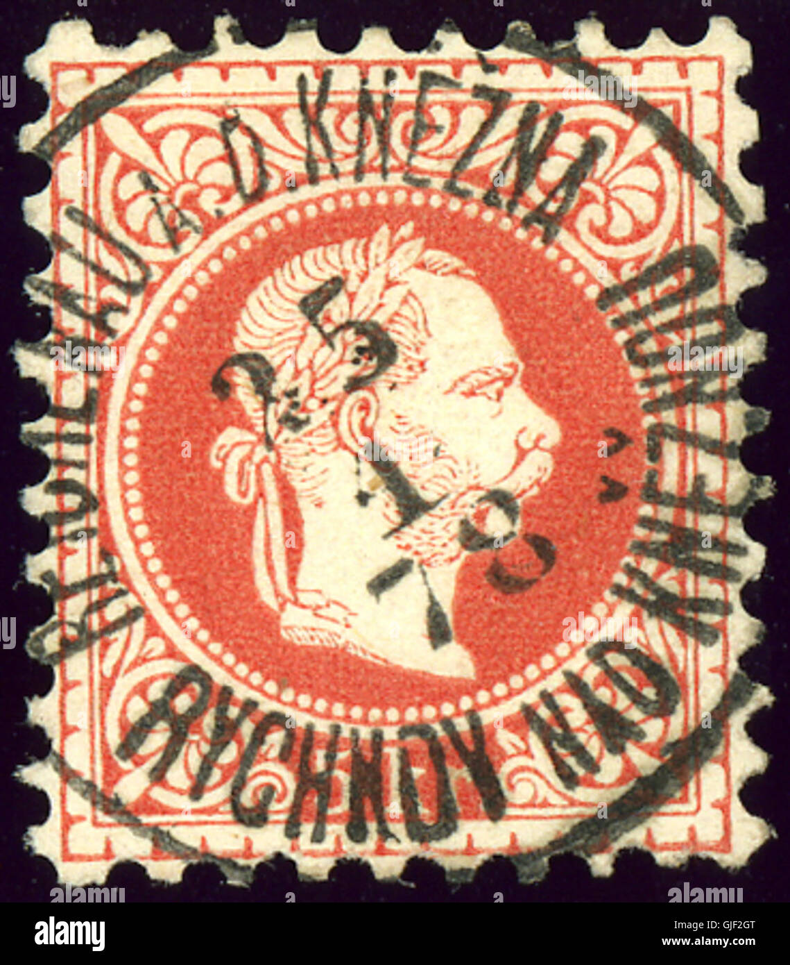 The 1878 5kr Reichenau Rychnov stamp was issued in the Austrian Empire ...