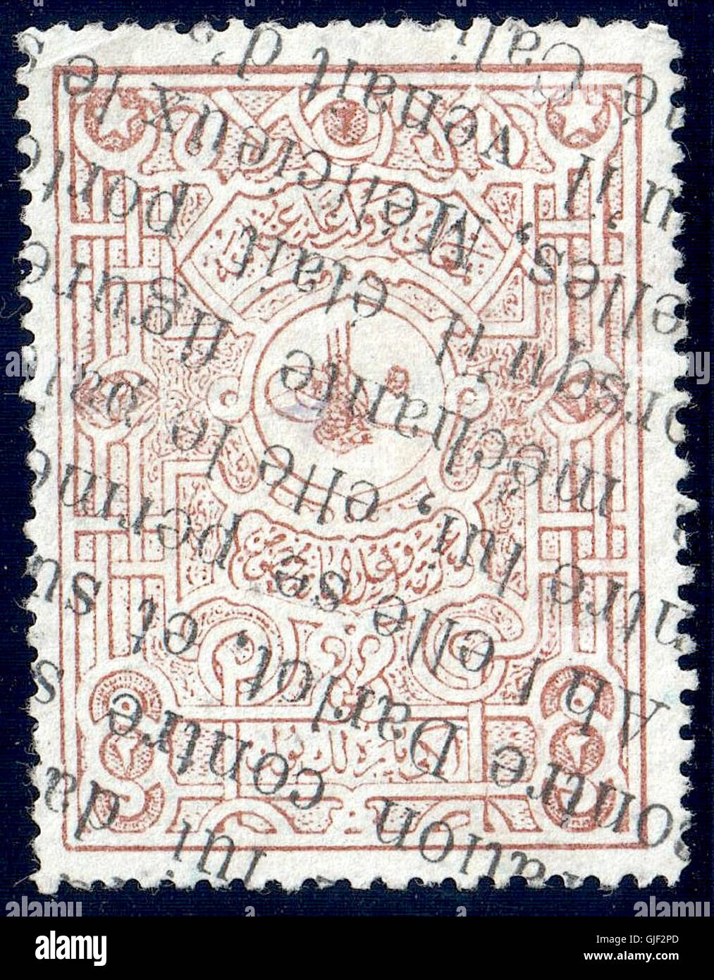 Stamp turkey post mark hi-res stock photography and images - Alamy