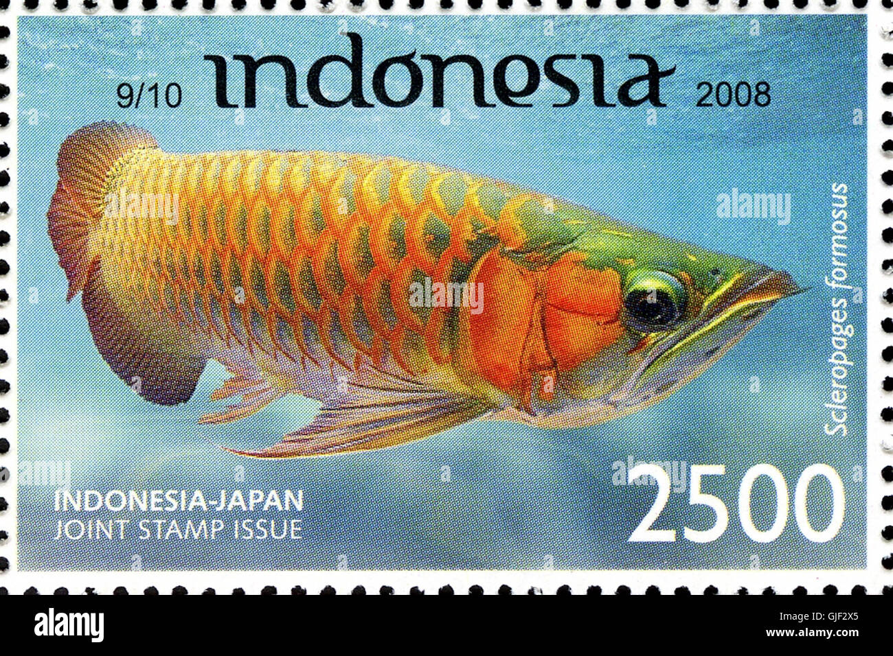 This Indonesian stamp, catalog number 033-08, is part of a series ...