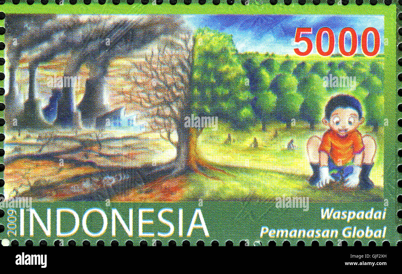 The Indonesian stamp series 033-09 was issued as part of a collection ...