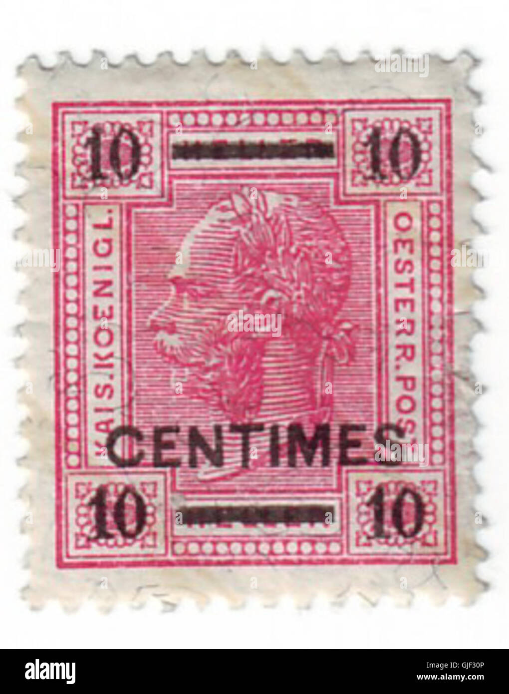 The Austria Kreta-2 stamp commemorates the Greek island of Crete and ...