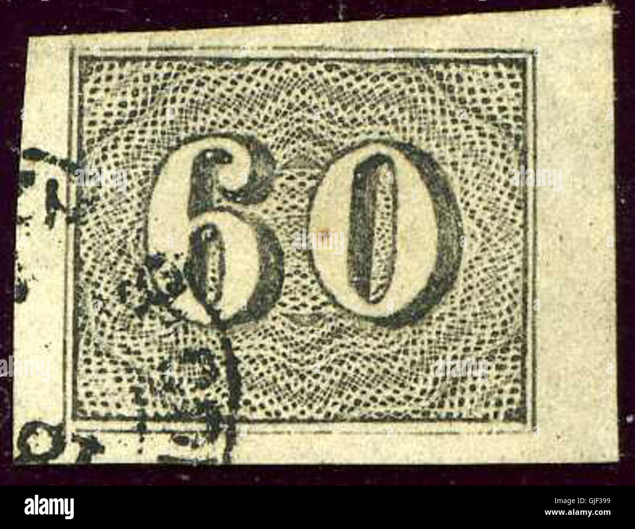 The 1850-60 Brazil Yv14 Mi14 stamp is a rare early issue from Brazil ...