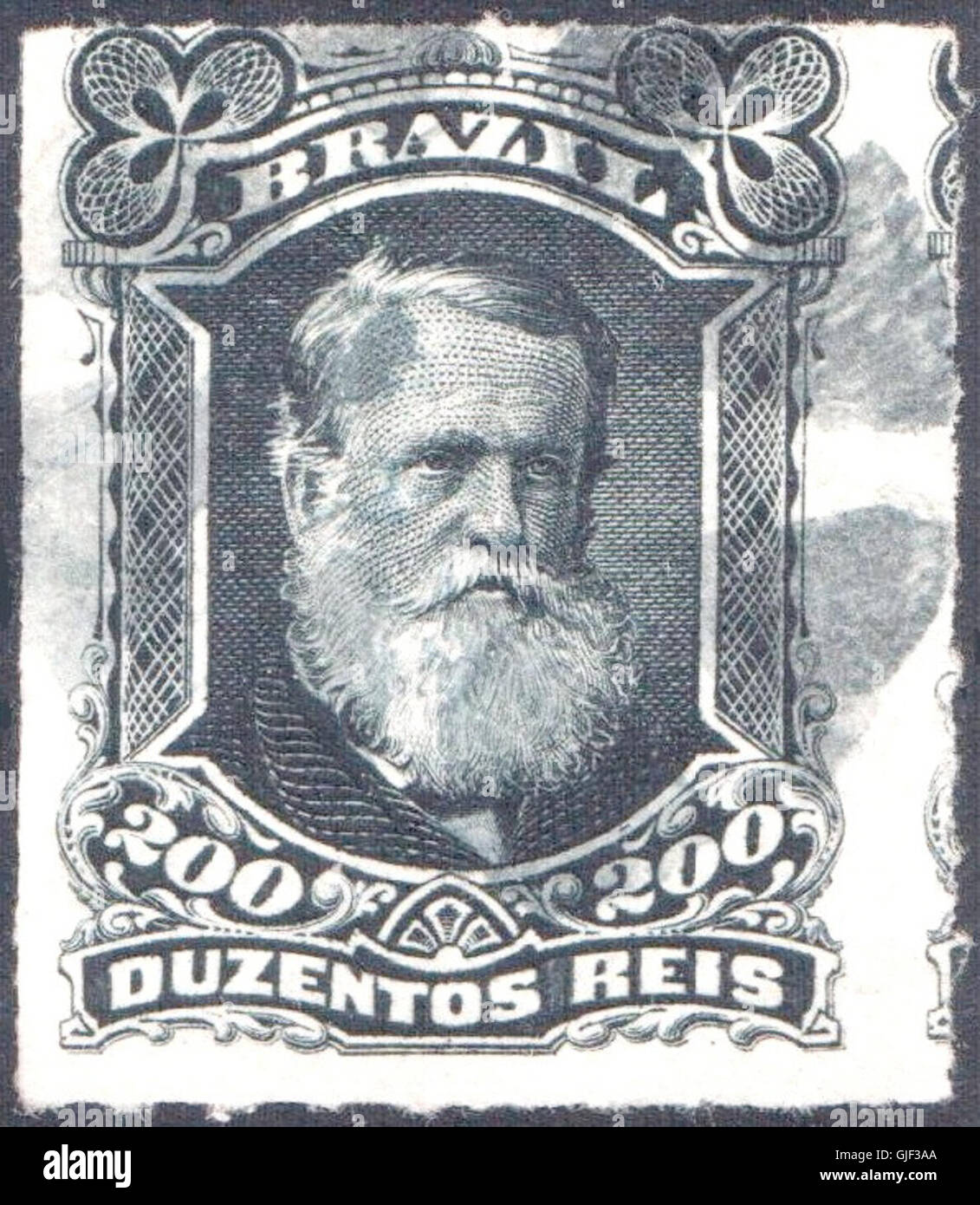 The Brazil 1878-79 Sc73 stamp is a classic issue from the Brazilian ...