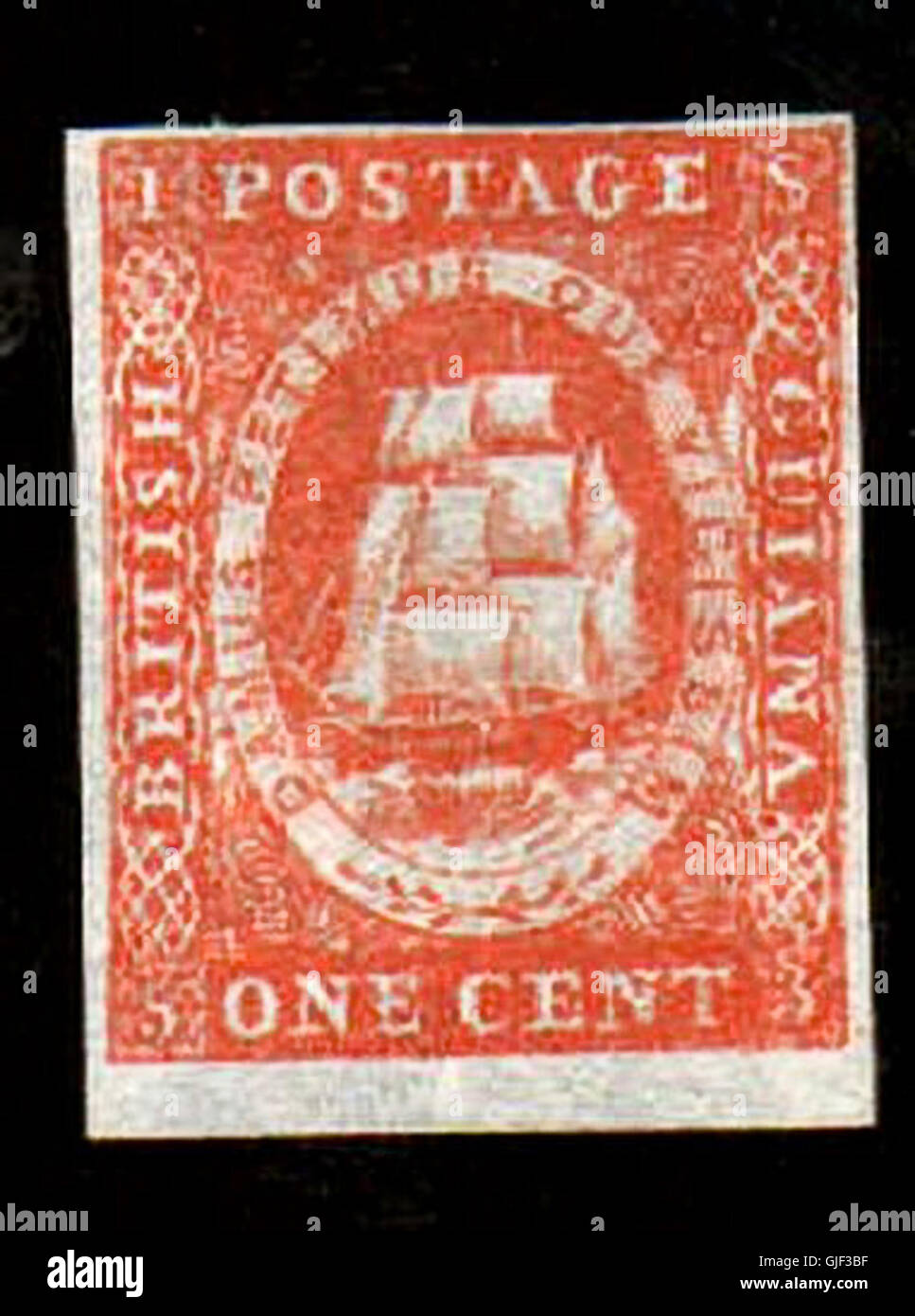 Guiana 1c stamp hi-res stock photography and images - Alamy