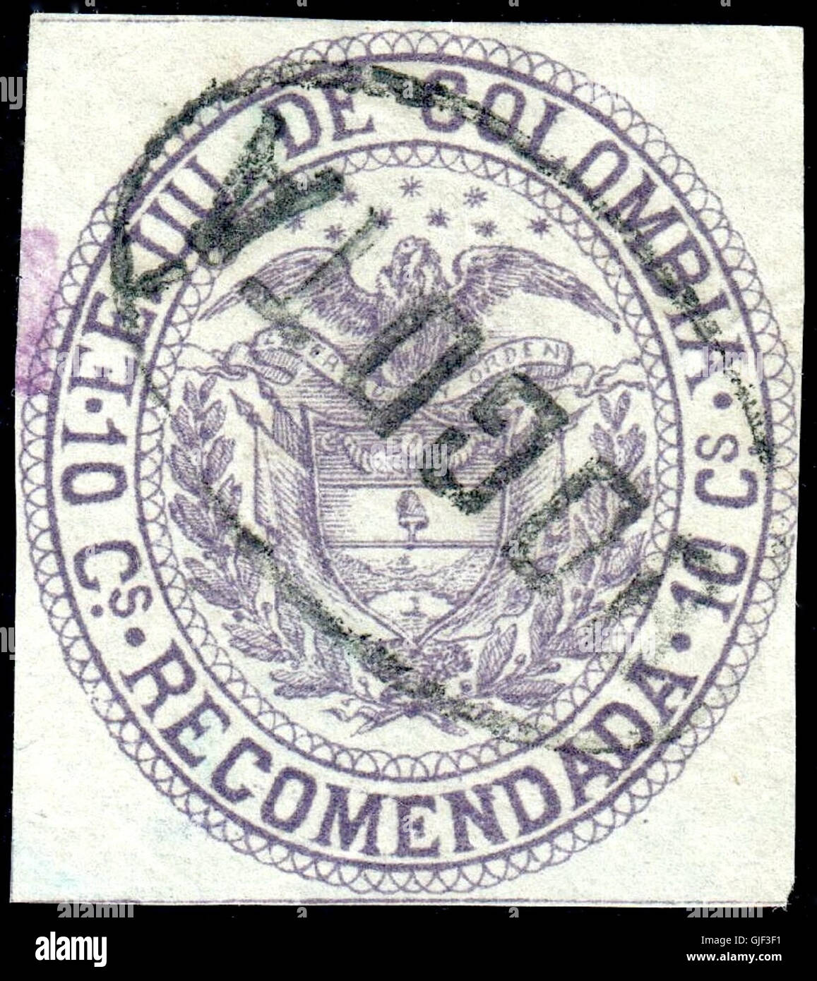 Colombian postage stamp bogota hi-res stock photography and images - Alamy