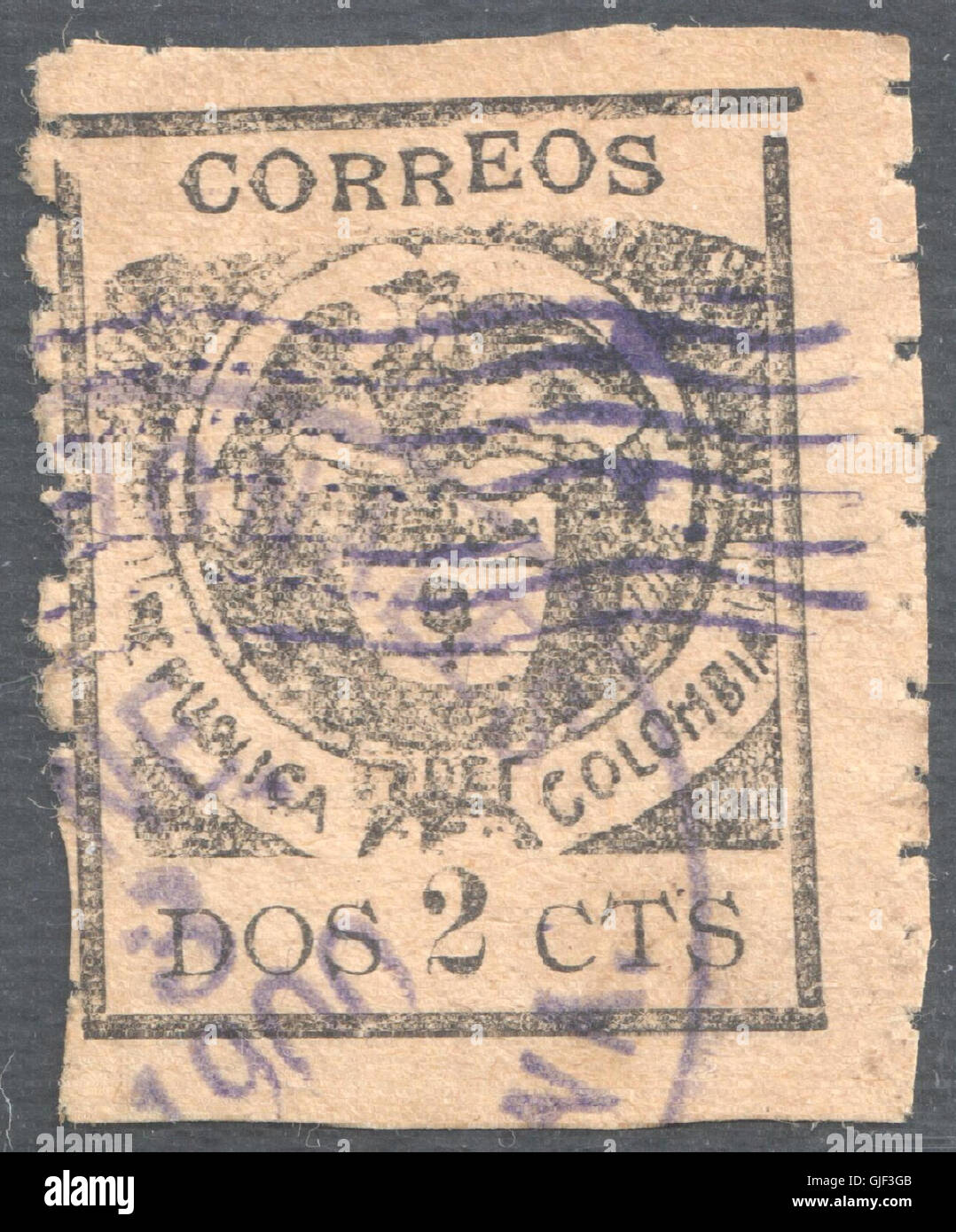 The Colombia Cartagena 1899 Sc171 stamp commemorates a postal issue ... The Colombia Cartagena 1899 Sc171 stamp commemorates a postal issue ...