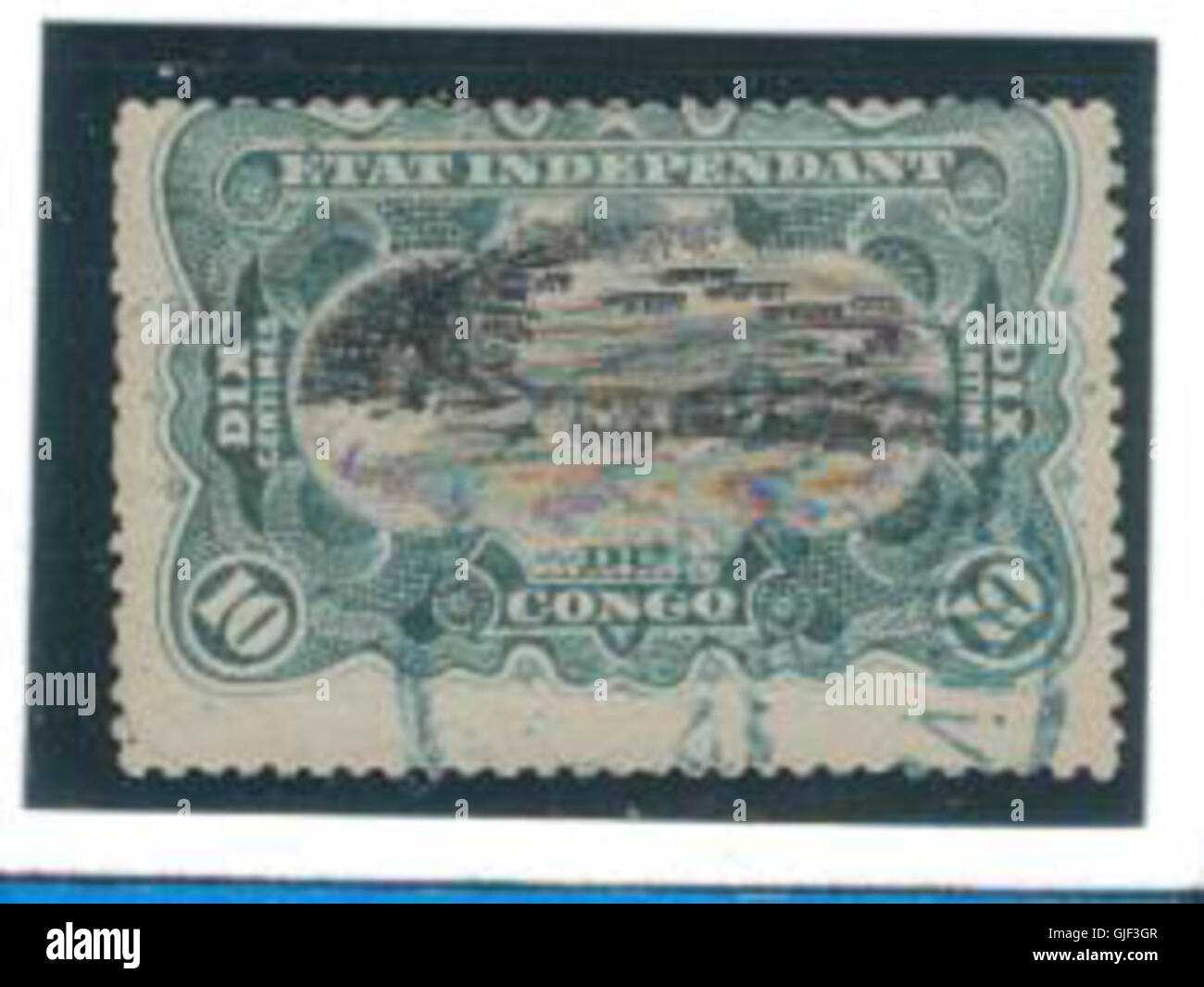 The 10c centre renversé stamp is a variety with the central image ...