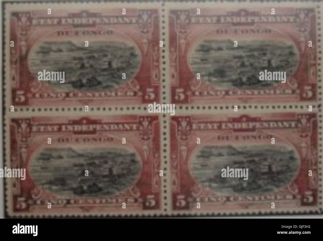 The 5c brun 2eme tirage stamp is a second printing of a French stamp ...