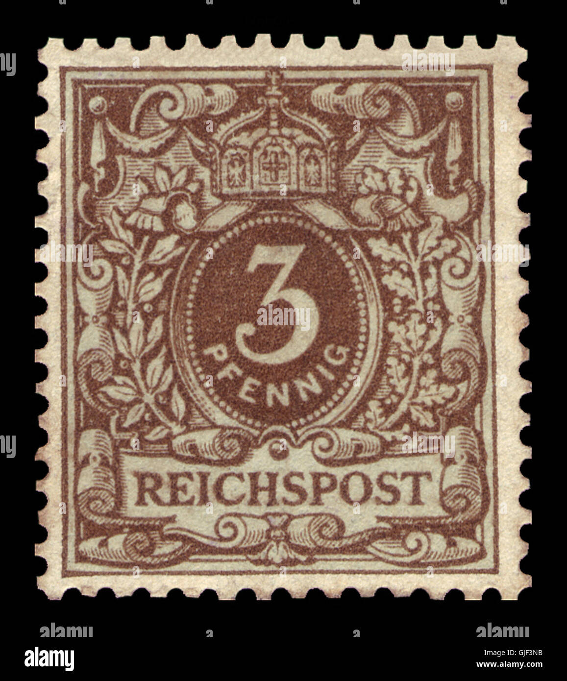 The DR 1889 45 Krone stamp from Germany is a classic example of late ...