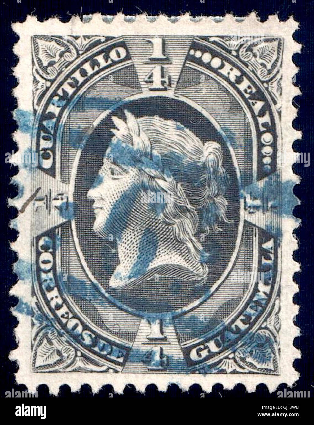 The 1875 Guatemala Sc7 stamp is a rare and significant issue from the ...