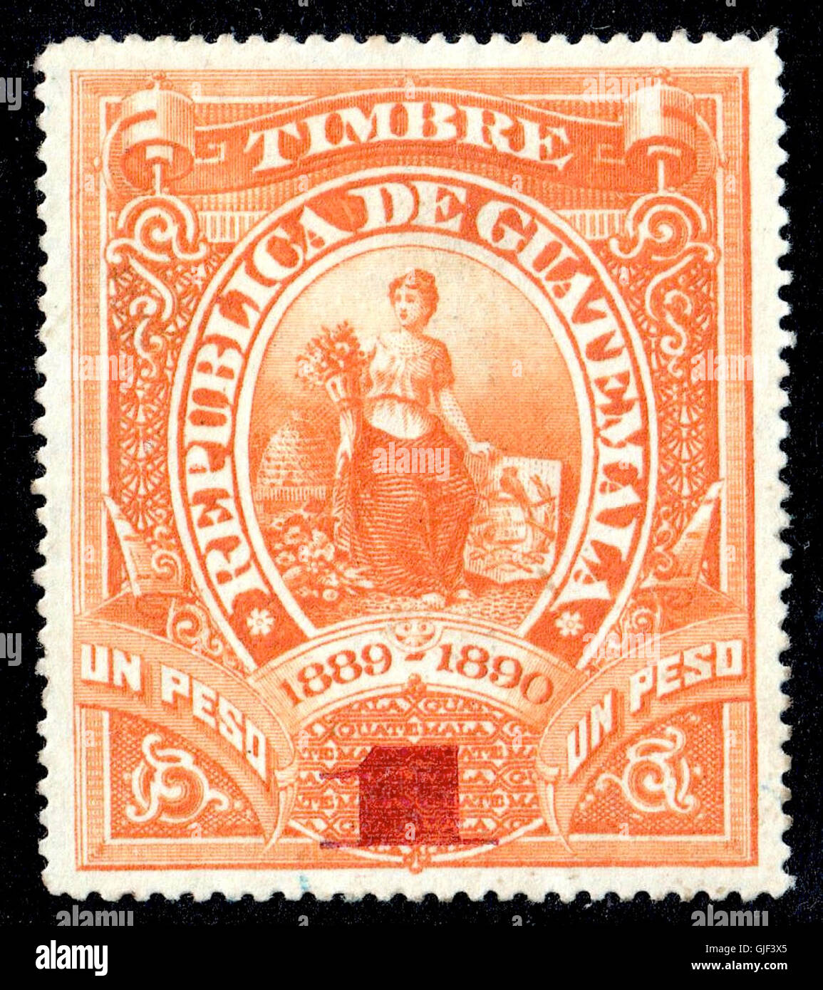 Postage stamp guatemala hi-res stock photography and images - Alamy