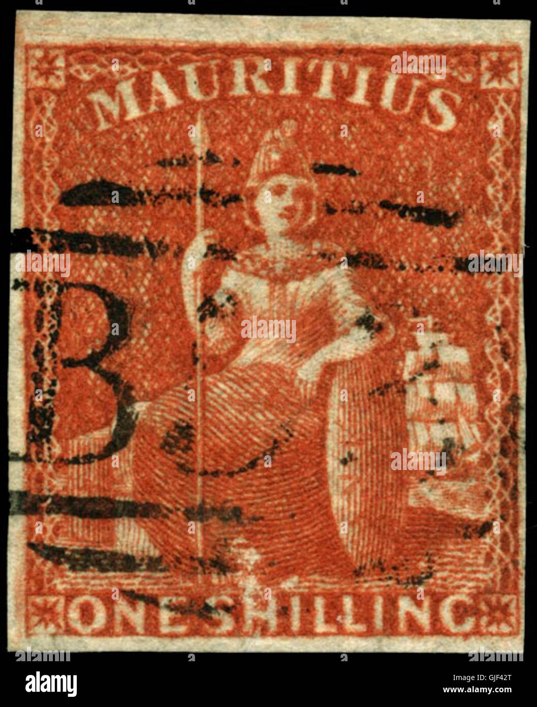 Shilling stamp hi-res stock photography and images - Alamy