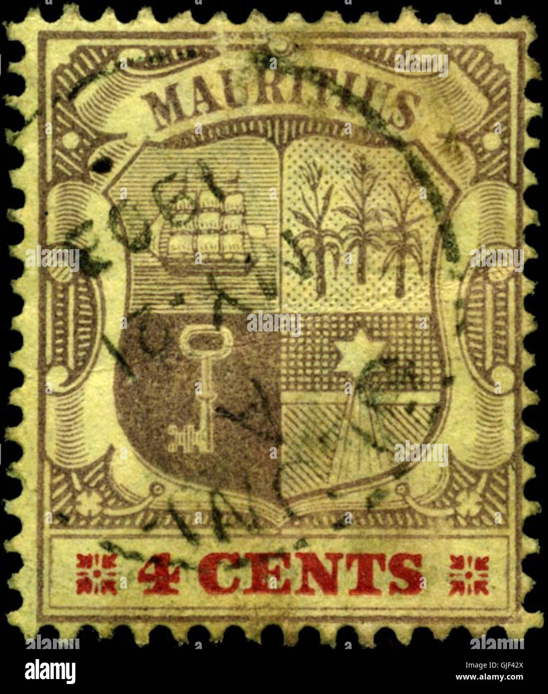 Mauritius stamp hi-res stock photography and images - Alamy
