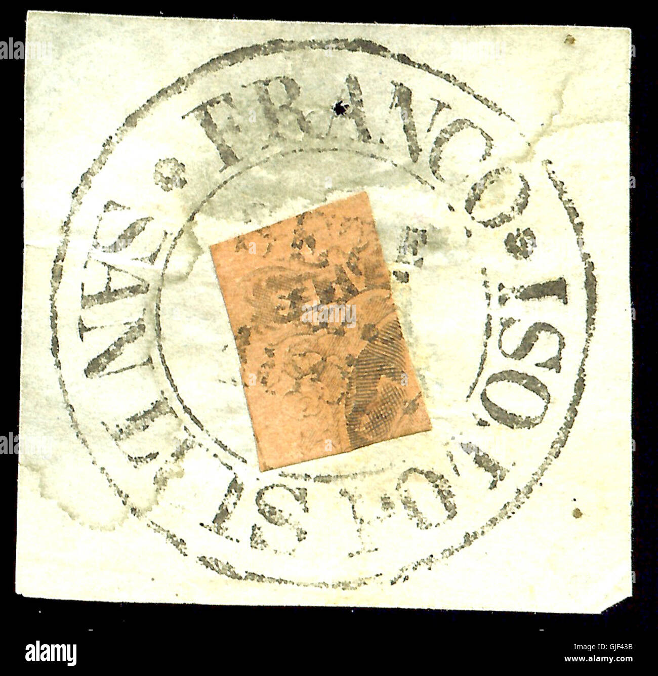 The Mexico 11 quartered stamp is an early issue from Mexico's postal ...