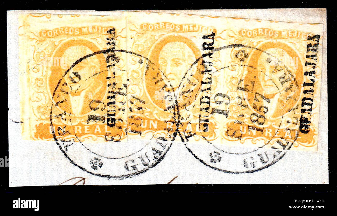 The 1856 Mexico Sc2 stamp is a rare and historic example from the early ...