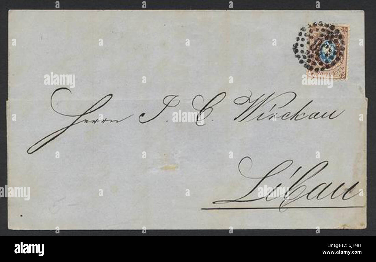 The 1858 10k b stamp, featuring the p12 t10k perforation, was issued ...