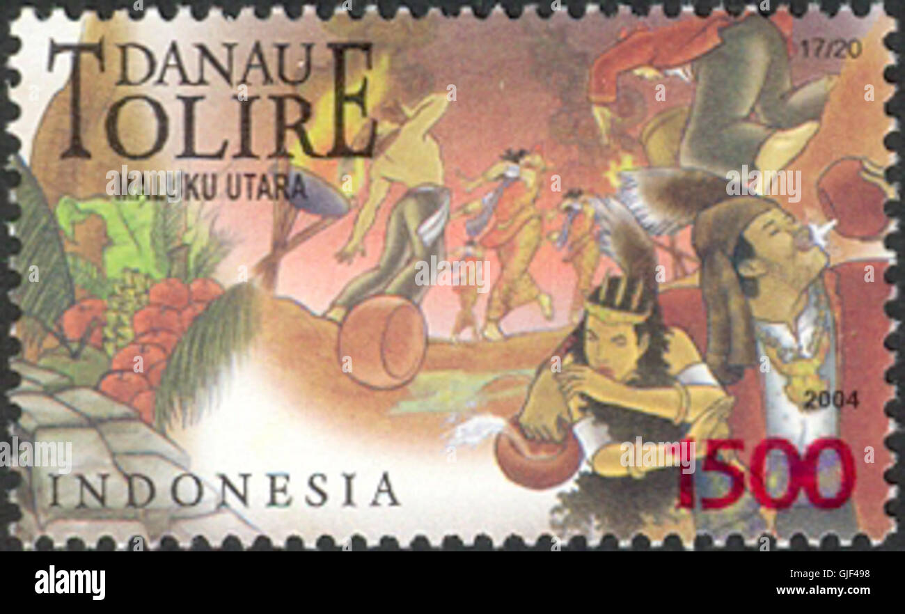 The 047-04 stamp from Indonesia is part of a series issued to ...