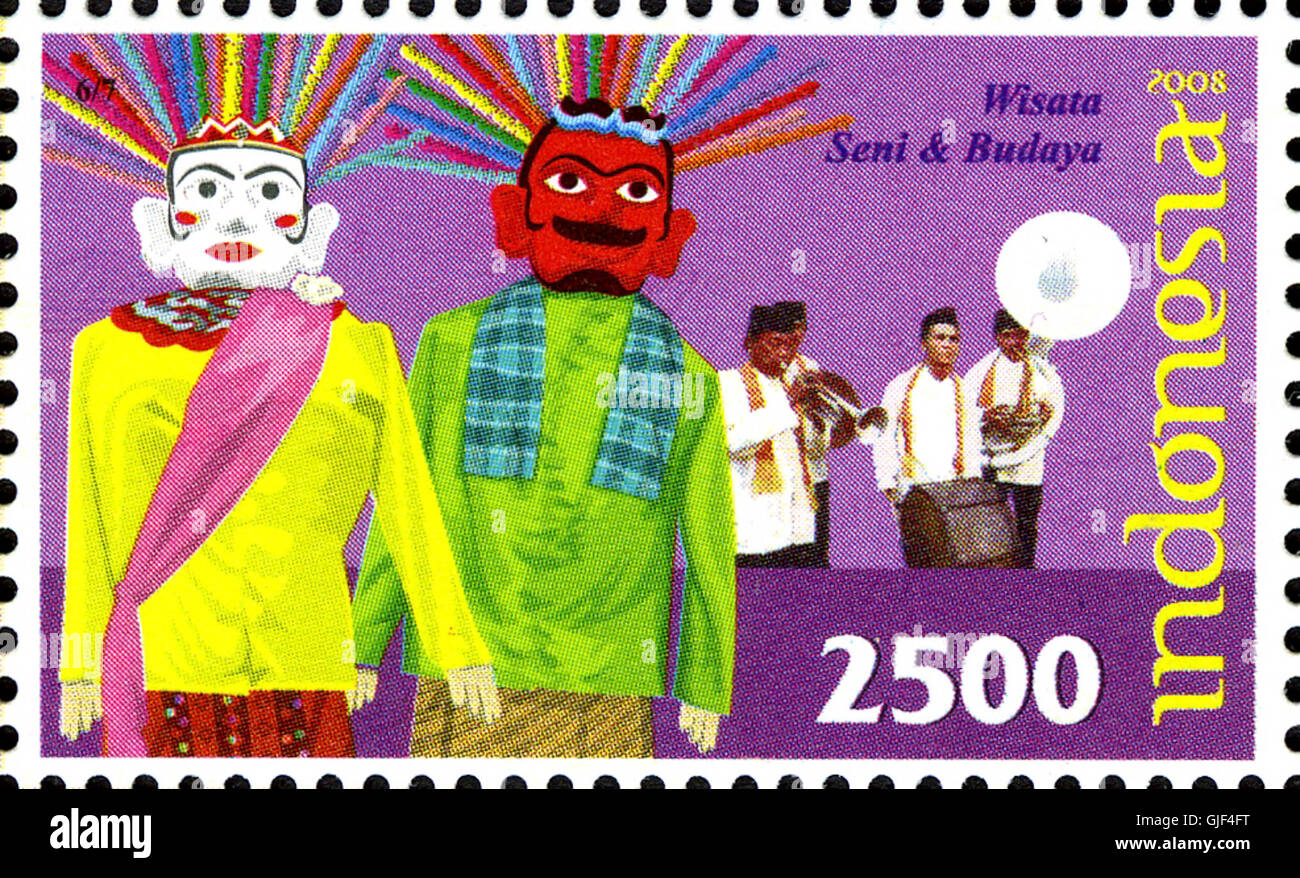 The 049-08 stamp from Indonesia is part of a series issued to highlight ...