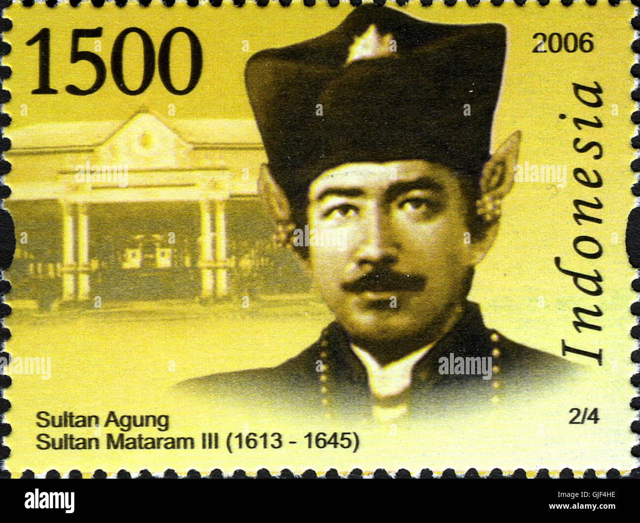 The Indonesia 050-06 stamp set highlights key elements of Indonesian ...