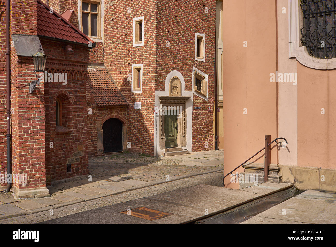 Cathedral Katedralna Street Wroclaw Ostrow Tumski Stock Photo - Alamy
