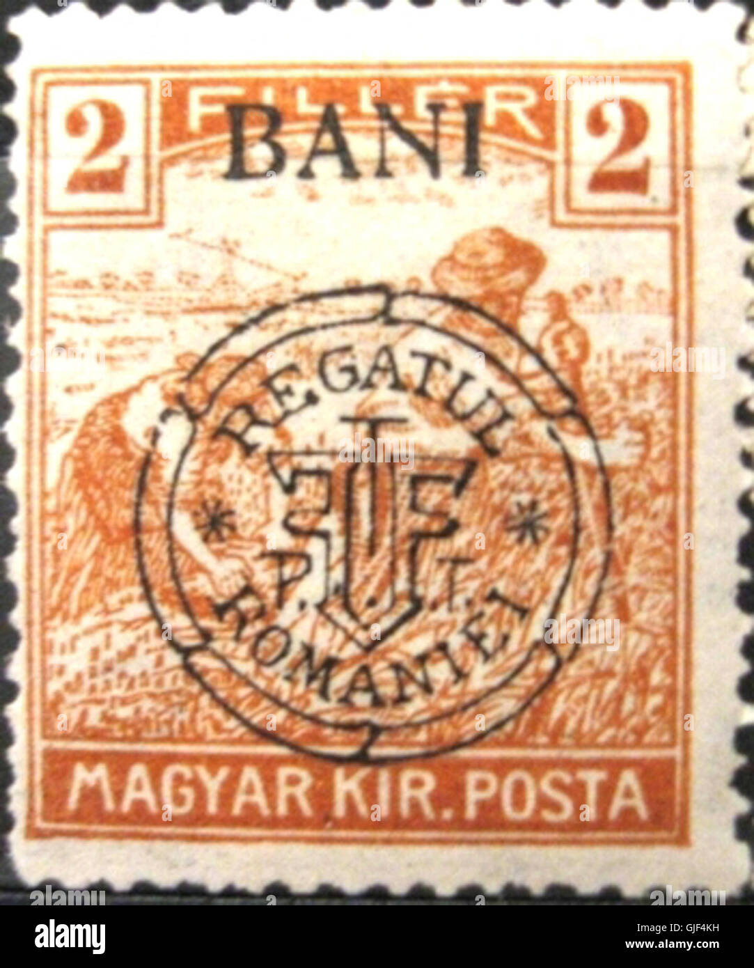 The Emisiunea Cluj stamp, from Romania, represents a significant period ...